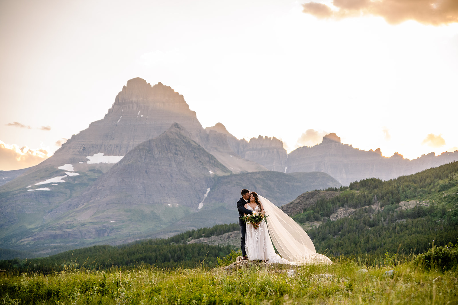 { Marissa & Allen } Glacier National Park Elopement